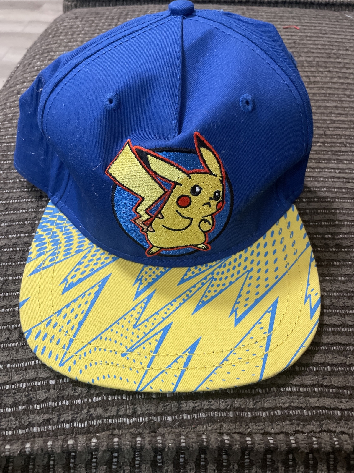 NEW Pokemon Pikachu Baseball Hat Cap Adjustable Snapback Youth One Size ...