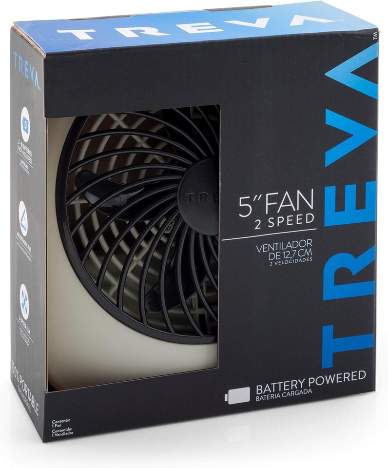 TREVA 5" Desk Fan | eBay