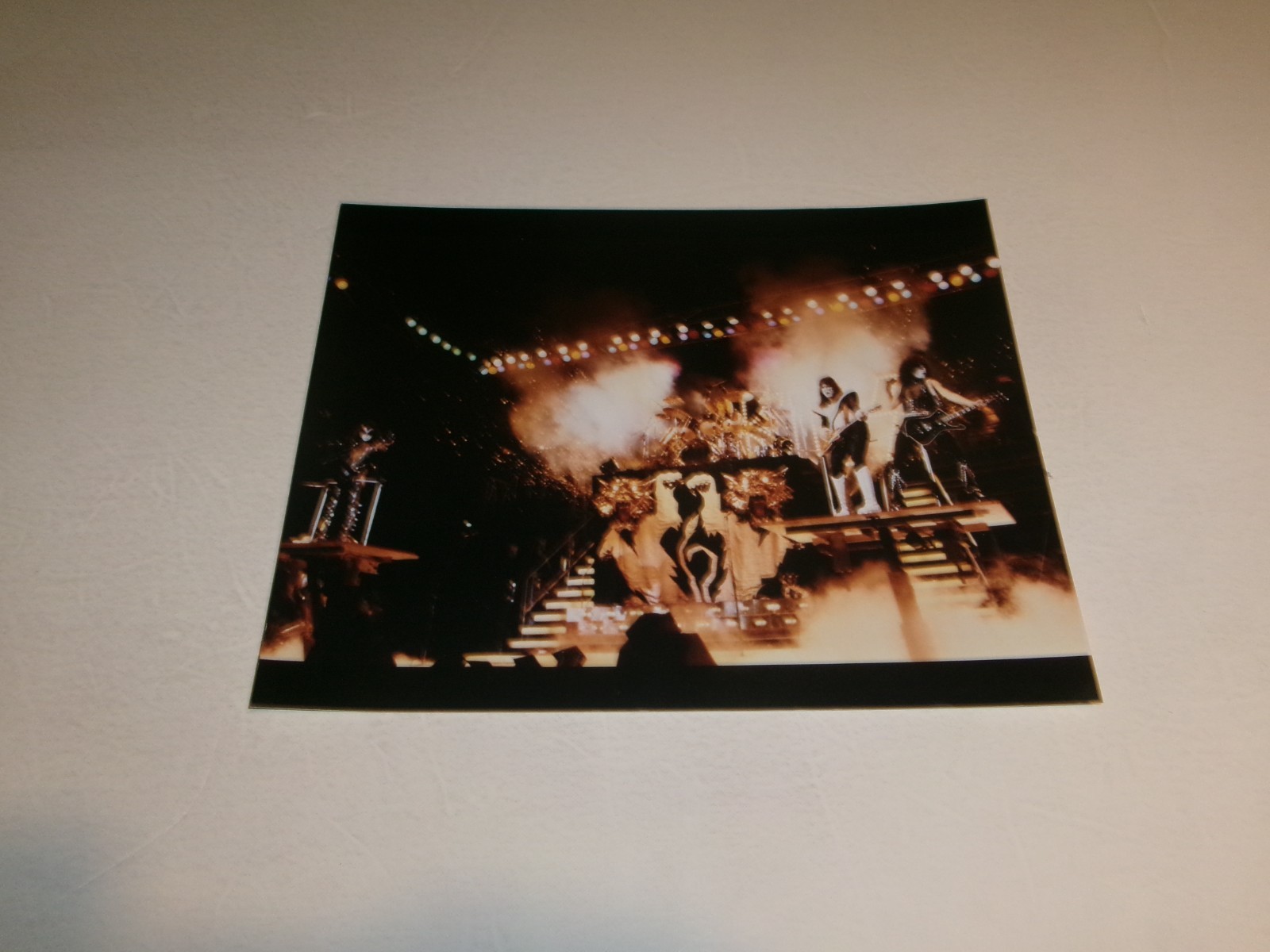 KISS 8x10 Photo Paul Peter Gene Ace Live Concert 1977 Love Gun /Alive 2 ...