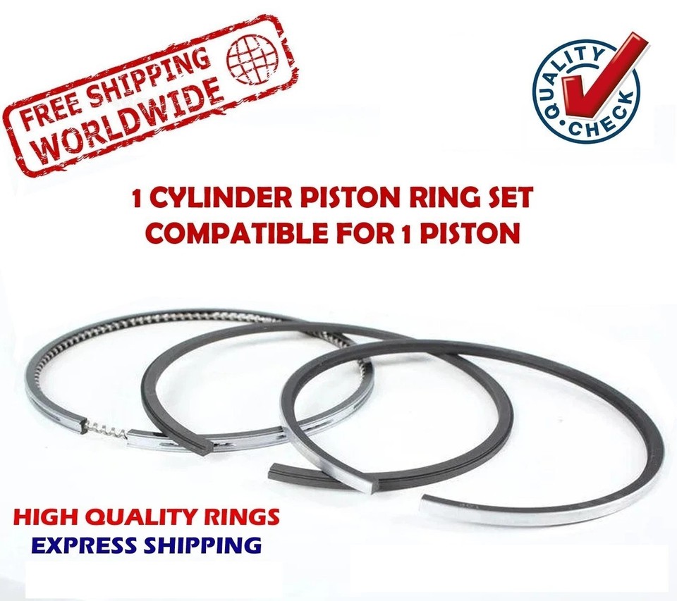 Piston Ring Set 102.00MM STD Fit For IVECO EUROCARGO I-III 60 E 14 | eBay