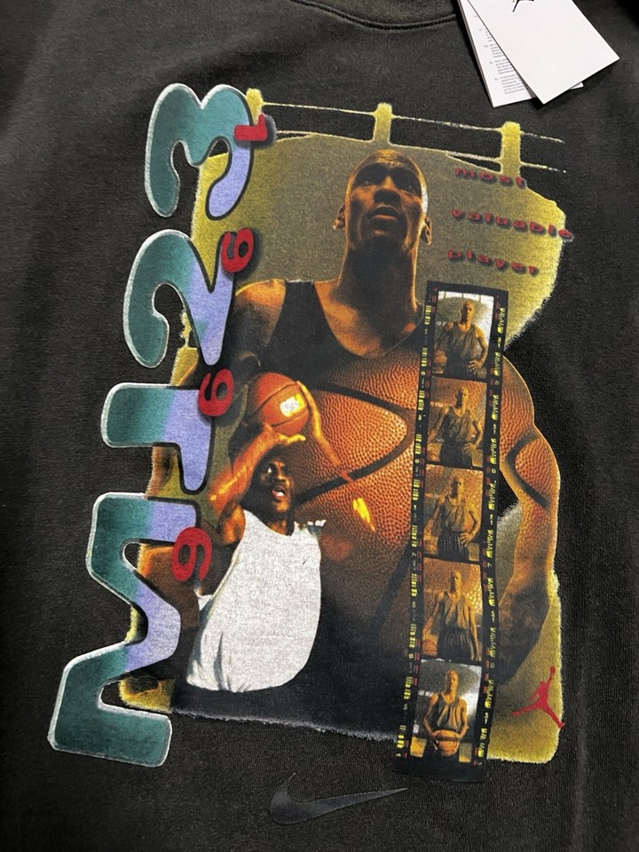 Air Jordan MJ23 1996 Graphic Washed Black Olive T-Shirt M-XL $50 FZ1991 ...