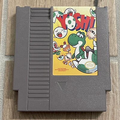Yoshi (Nintendo Entertainment System, 1985) NES Tested & Working!!! | eBay