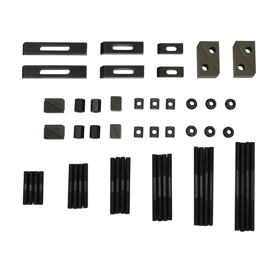 58x T-Slot Clamp Kit 12mm Stud Lathe Milling Machine Clamping Step ...