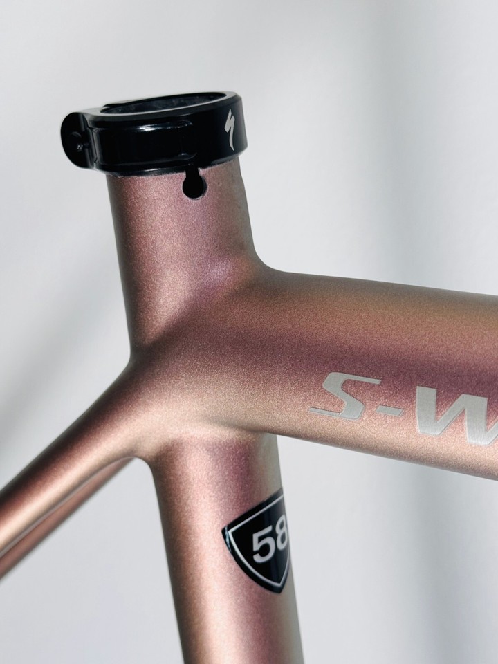 2023 Specialized S-Works Aethos Frameset Size 58 Champagne | eBay