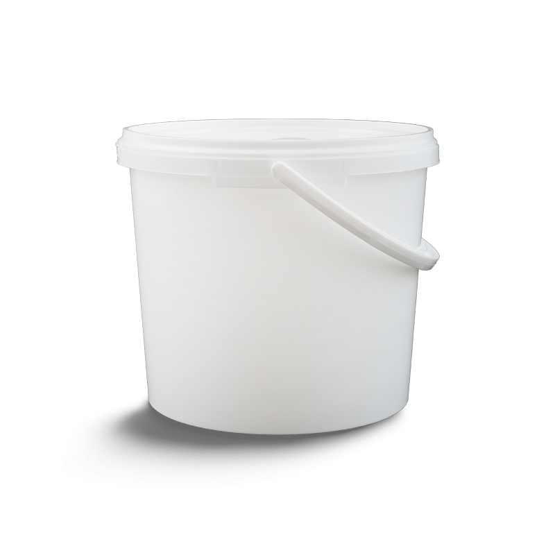 3L Bucket Storage Container Pail Tubs + Lid Plastic Handle Pet Feed ...