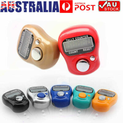 Tally Counter Electronic Digital Mini Clicker Golf Score Stroke Hand ...