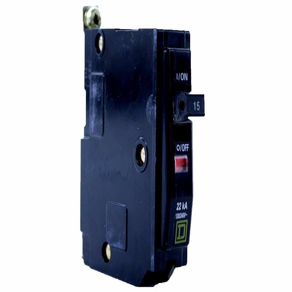 Square D Bolt-On Circuit Breaker, 15 Amp, QOB115 | eBay