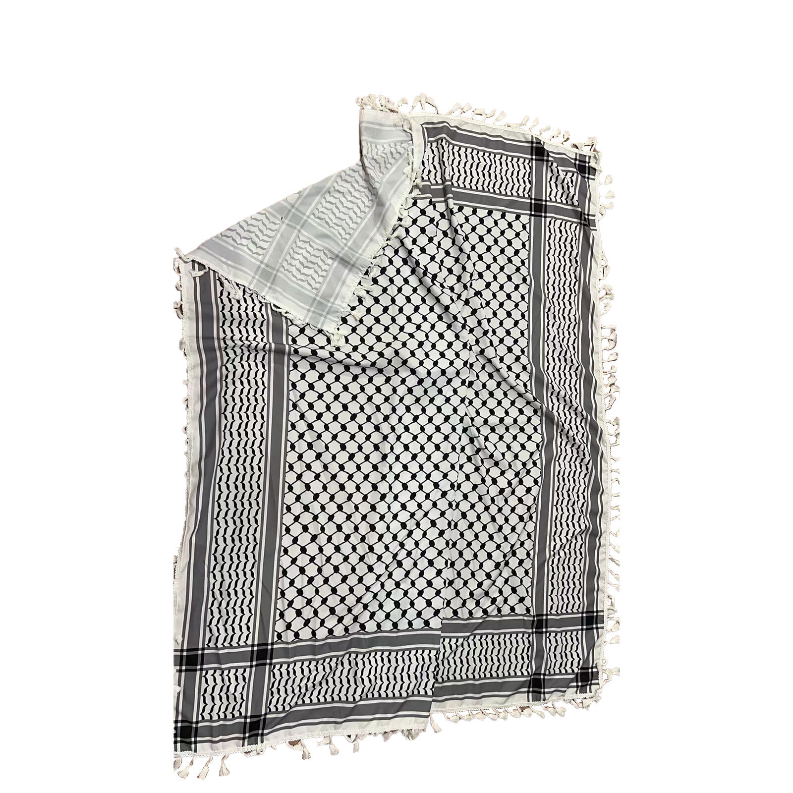 Classic Arabic Turban Hijab Palestine Bandana Muslim Shemagh Scarf Arab ...