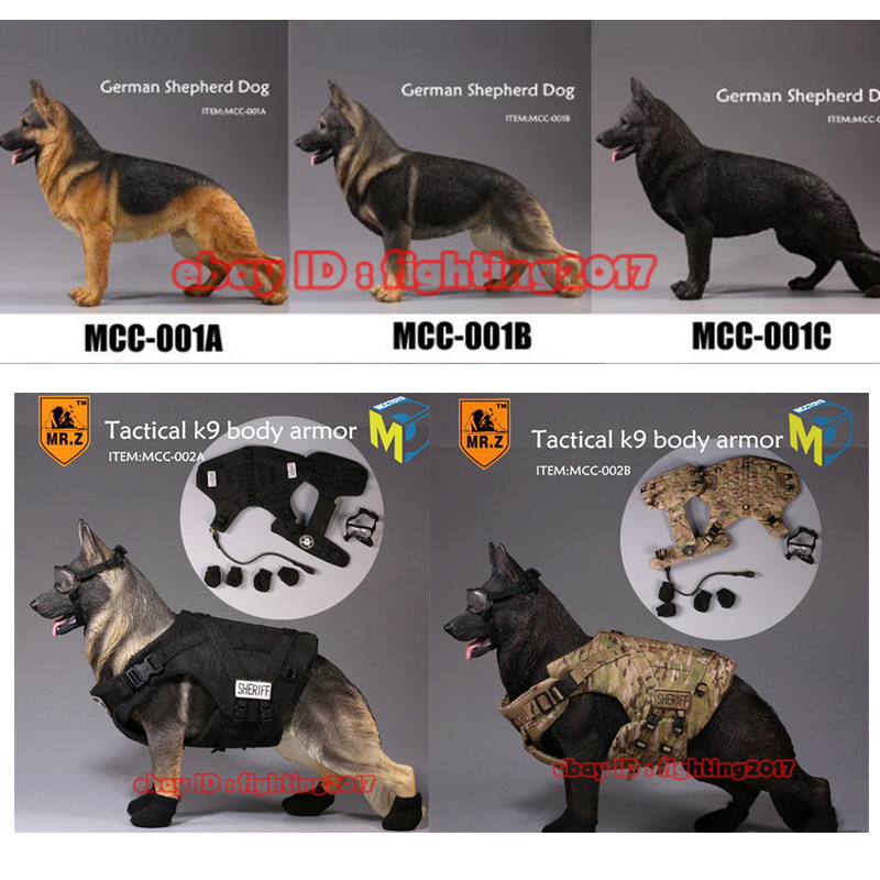 Mr.Z 1/6 MRZ German Shepherd Dog Figure Animal Model Dogs Collect Body ...