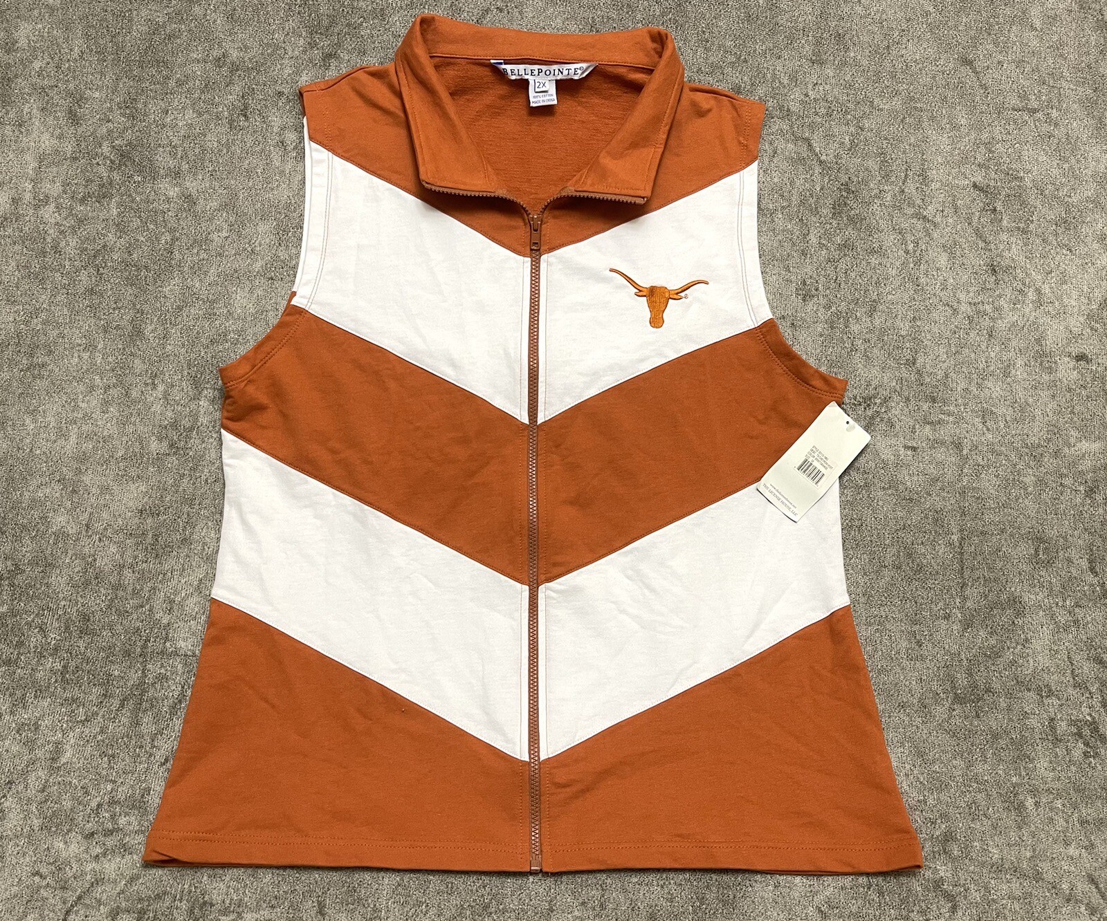 Vintage University of Texas Longhorns Belle Point Womens Cotton Vest 2X ...