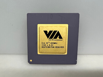 VIA C3 650MHz Socket 370 CPU Free Shipping | eBay