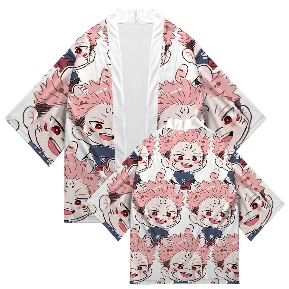 Jujutsu Kaisen Gojo Satoru Anime Cosplay Kimono Costume Haori Casual ...