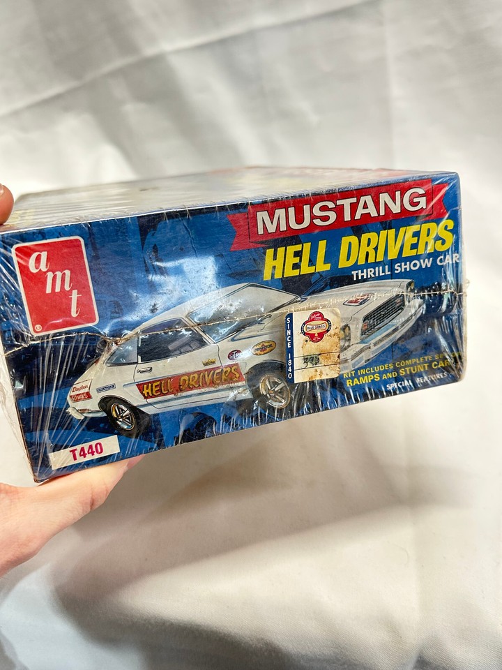 Mustang Hell Drivers Show Car Vintage Model Kit By AMT 1/25th Scale | eBay
