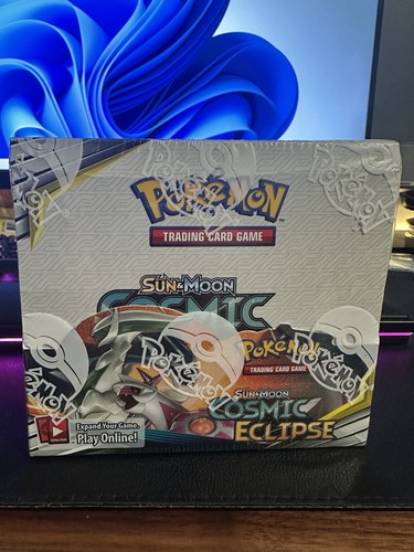Pokemon: Sun & Moon - Cosmic Eclipse Sealed Booster Box (36 Packs Cards ...