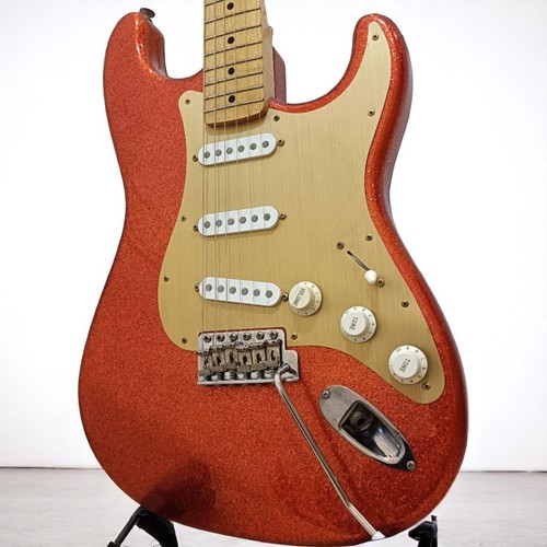 Fernandes Strat Style Electric Guitar Ken Signature Sparkle Red Used | eBay