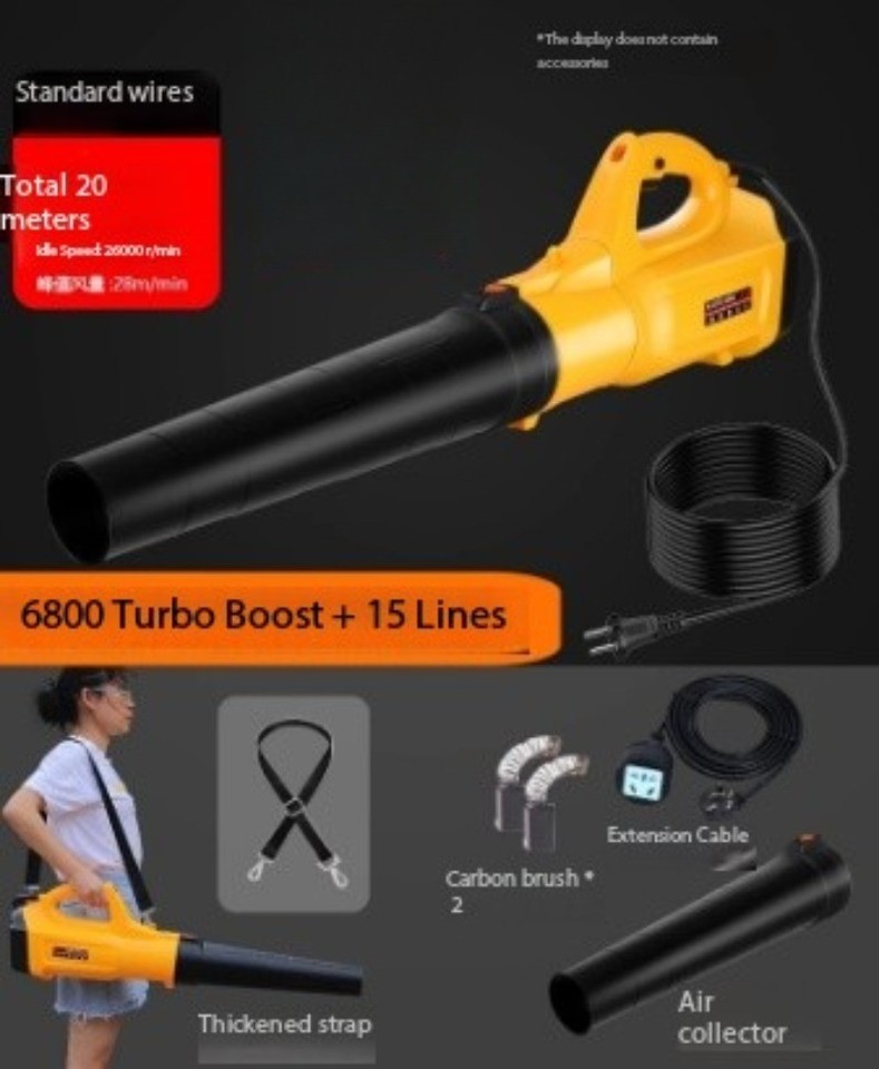 High-Power Industrial Dust Blower 220V Storm Gun Blower with Powerful ...