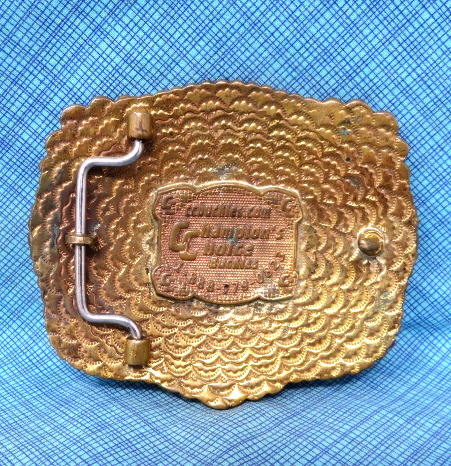 RSRC Rusty Spurs Rodeo Club 2004 Barrel Racing Champion Belt Buckle ...