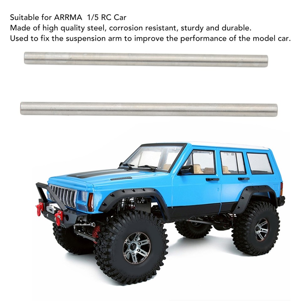 2PCS RC Car Suspension Hinge Pins Steel RC Car Swing Arm Pin For ARRMA ...