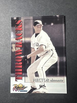 2001 Royal Rookies Throwbacks Hector Almonte #17 | eBay