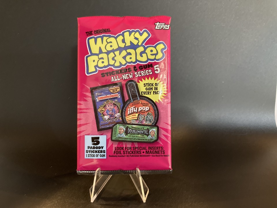 2007 Topps Wacky Packages All-New Series 5 Trading cards with gum stick ...