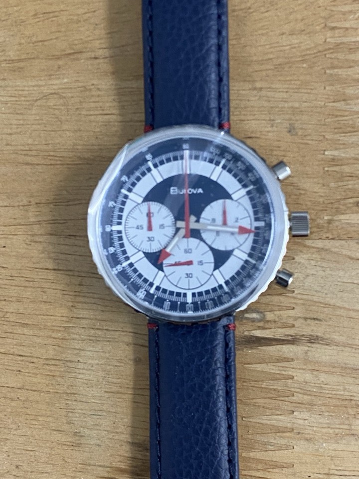 Bulova Men's Archive Blue Dial Watch - 96A283 42429589797| eBay