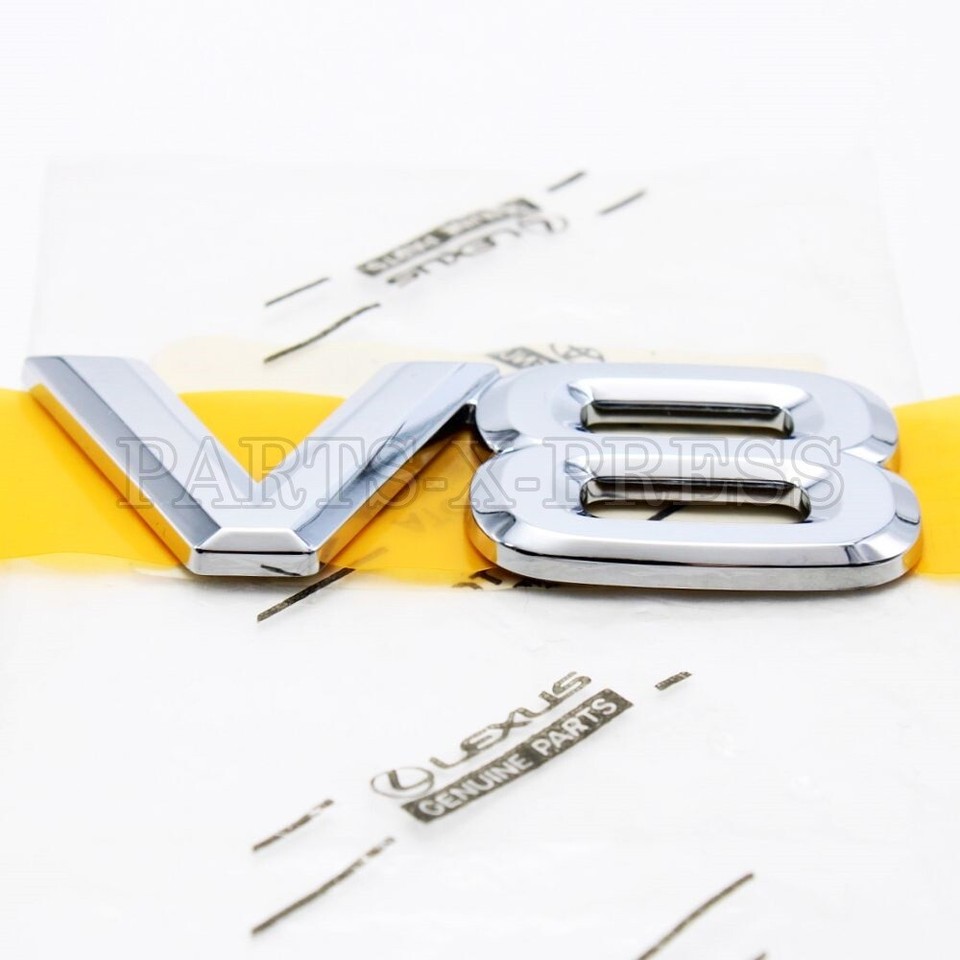 GENUINE TOYOTA LAND CRUISER LEXUS GX470 LX470 BACK DOOR CHROME EMBLEM ...