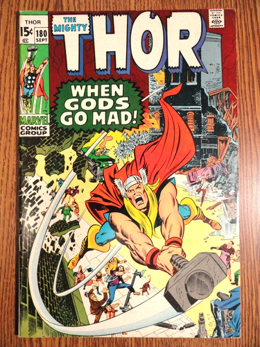 Mighty Thor # 180 Neal Adams Clé F- 1st Imprimé Stan Lee Loki Mephisto ...