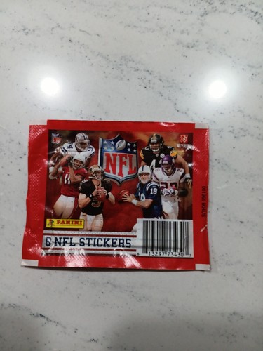 2010 Panini NFL Sticker Collection Sticker Pack SEALED 8 Stickers Per ...