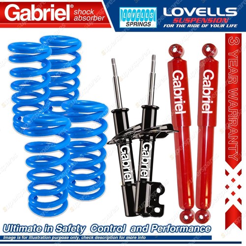 Front Rear Gabriel Shocks + Coil Springs for Ford Falcon Fairmont EA EB ...