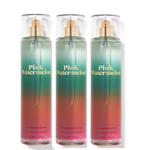 BATH AND BODY WORKS PINK WATERMELON BODY MIST 8 FL OZ (SET OF 3) | eBay