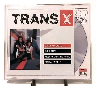 MAXI CD TRANS X LIVING ON VIDEO 4 TRACK DEMO SAMPLER - MADE IN GERMANY ...