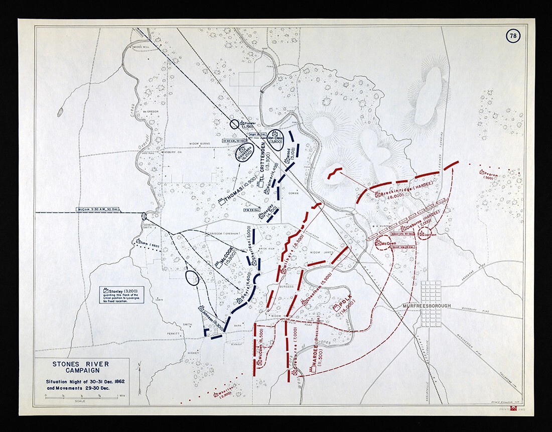1850 Map Of West Tennessee Classic USGS Jamestown Tennessee 7.5'x7.5'