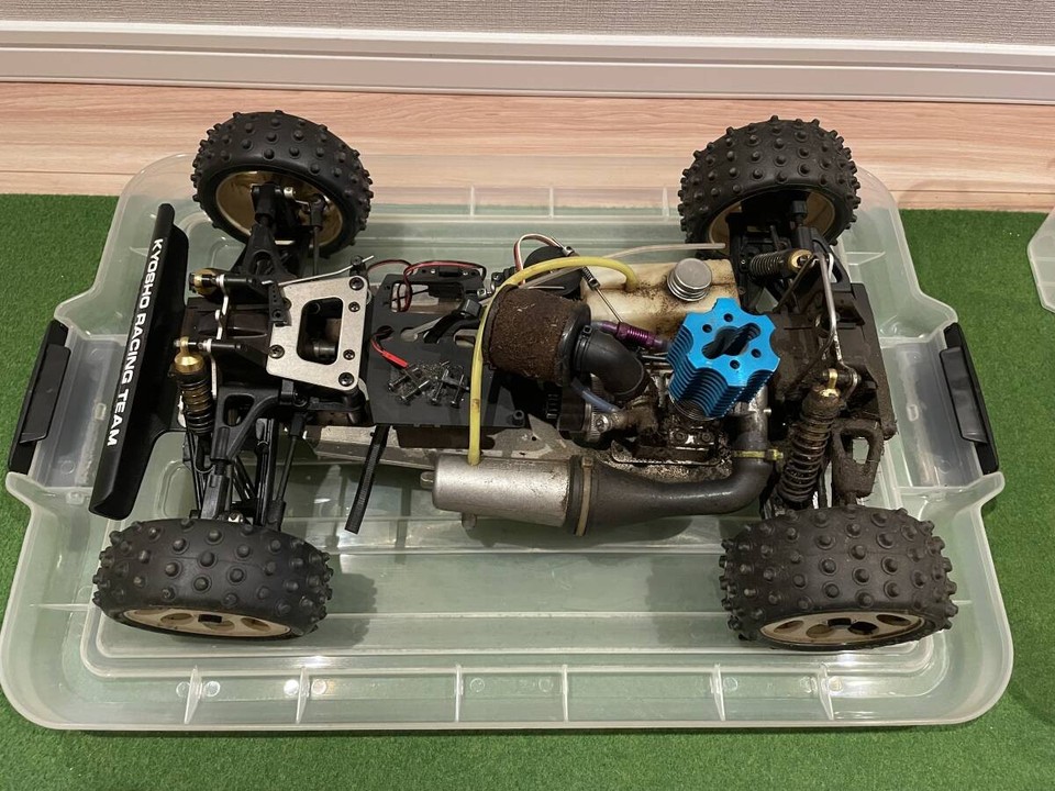 Kyosho Burns 4Wd 1/8 Scale Os Max 21 Ex-B Radio Control Engine Car | eBay
