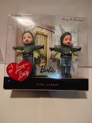 I Love Lucy Mattel Barbie Pink Label Lucy & Ethel Mini Dolls Aliens ...