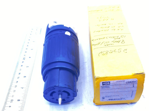 Hubbell Connector Insulgrip Twist Lock 2P 3W 250VAC 50A CS8264C New | eBay