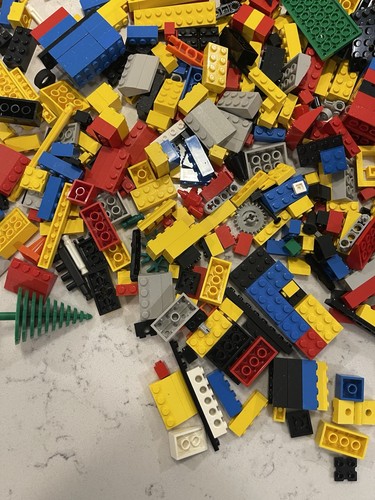 LEGO 5 + lbs Pounds Random Parts Bricks Bulk Lot Unwashed In Vintage ...