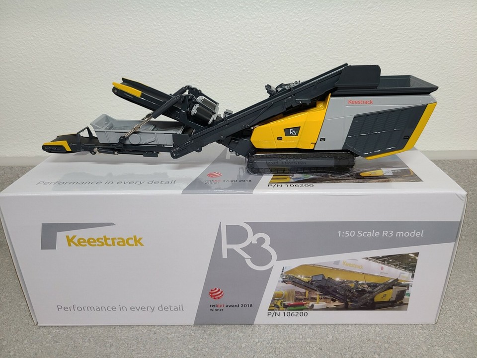 Keestrack Destroyer R3e Mobile Impact Crusher - Sunraise 1:50 Scale ...