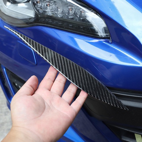 For Subaru BRZ 86 2013-2020 Real Carbon Fiber Front Headlight Eyebrow ...