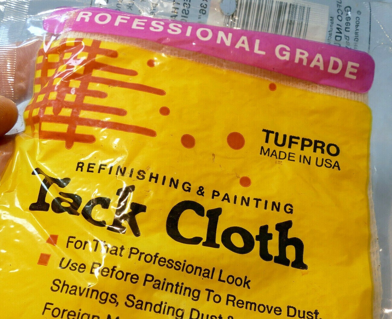 Turfpro USA TACK CLOTH 18" X 36" SUPER TUFF thread count 20-12 | eBay