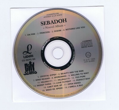 19 TRACK CD (FRENCH PROMO) SEBADOH (REPS 84) | eBay