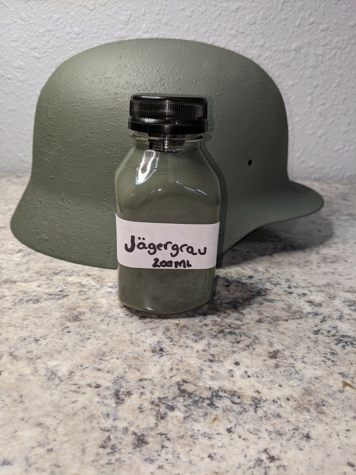 WW2 German Hunter Grey helmet paint Jagergrau 200ml | eBay