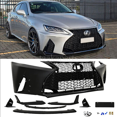 Fit for 2006-2012 Lexus IS250 Front Bumper Grille Kit Conversion To ...