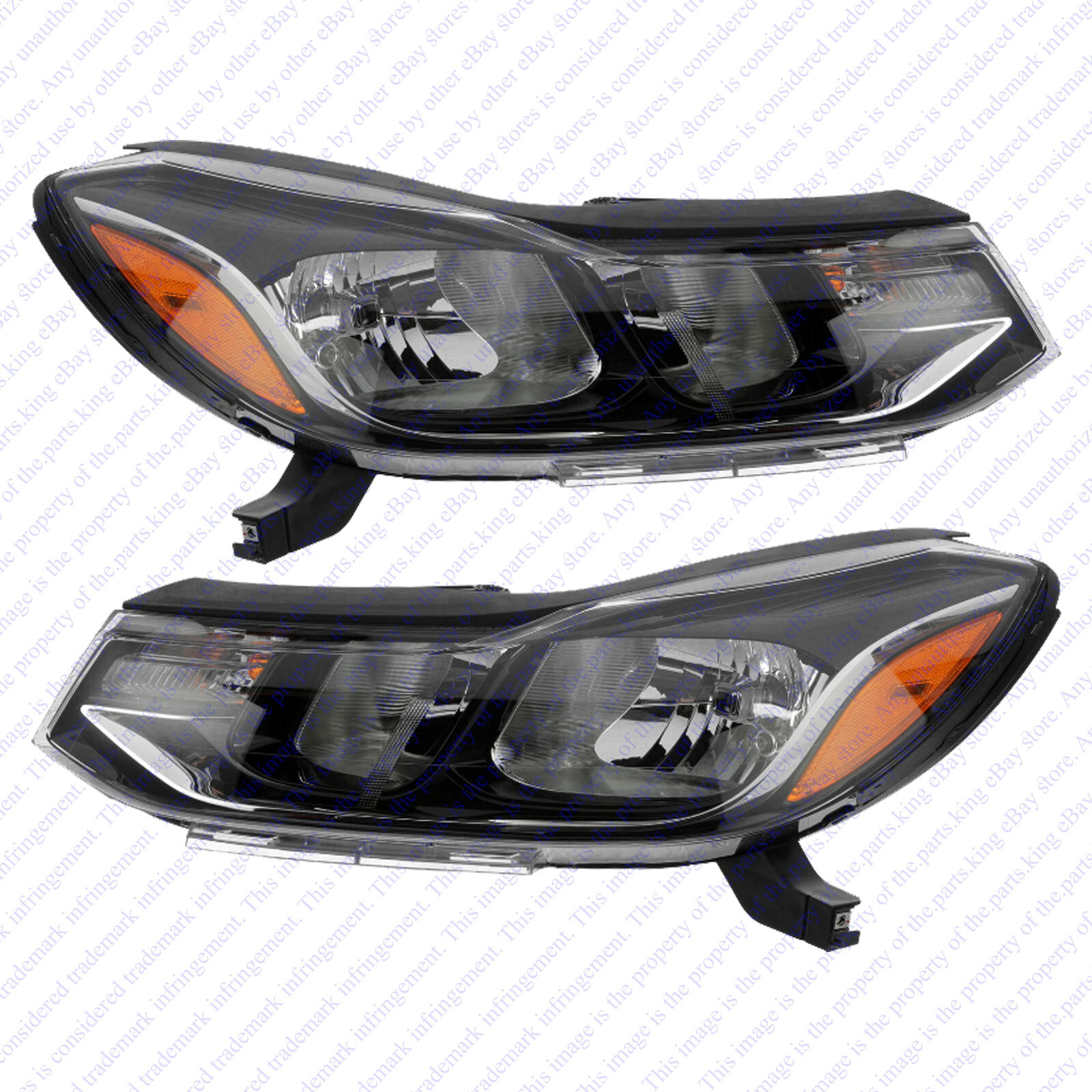 For 2017 2022 Chevrolet Trax Halogen Headlamp Assembly Driver Passenger ...
