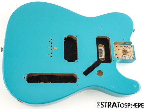 Fender Player II Telecaster HH Tele BODY, Guitar Parts, Alder Aquatone ...
