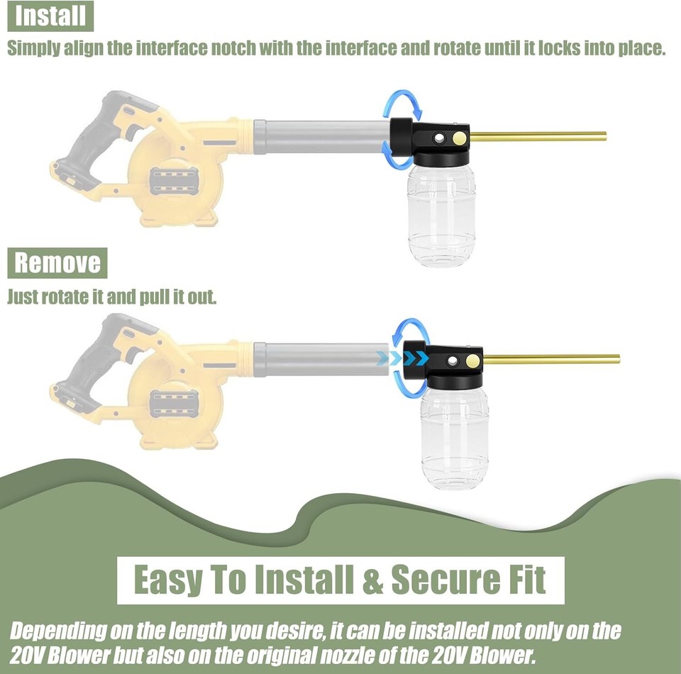 Garden Dust Applicator – Diatomaceous Earth Powder Duster Sprayer for ...