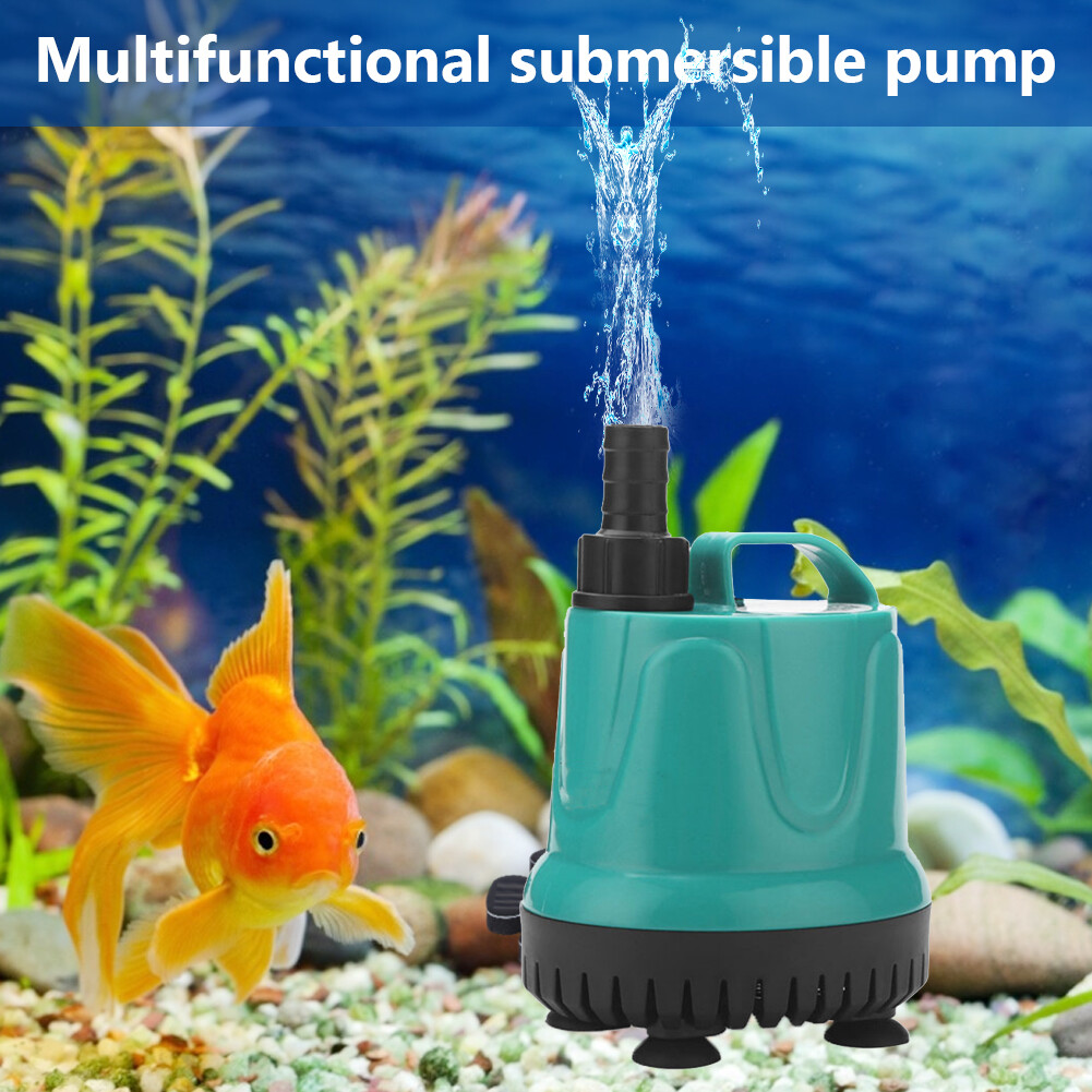 Fish Tank Submersible Pump Silent Filter Suction Feces Pump (EB A600 8W ...