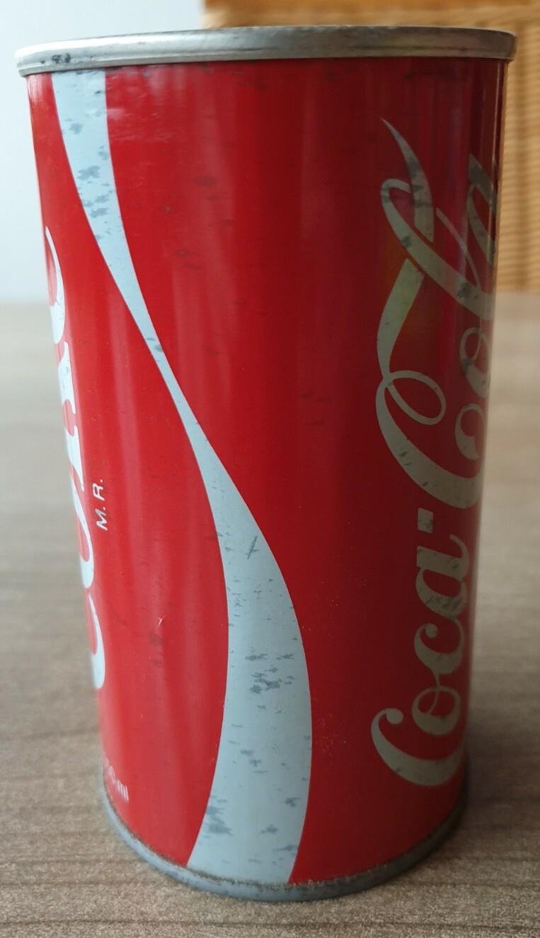 Nice Coca Cola Can From Brazil. White Wave. Straight Steel Can. | eBay