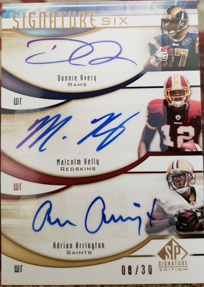 Eddie ROYAL Donnie AVERY Earl BENNETT CALDWELL KELLY 2009 SP Signature ...