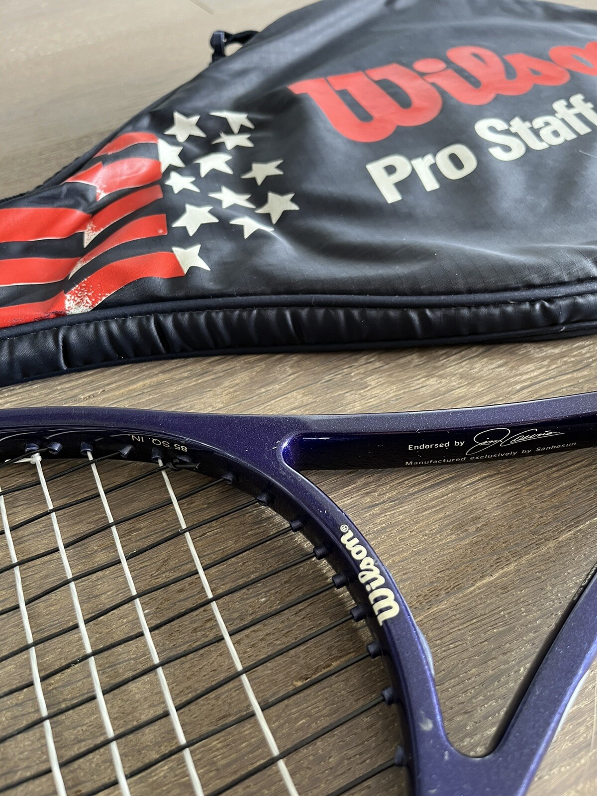 Wilson Pro Staff Your Classic 85 Stars & Stripes Jim Courier | eBay