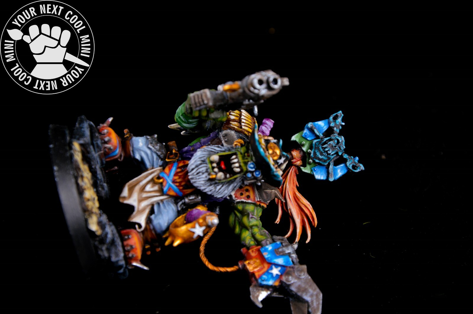 Custom Order Warhammer 40k Space Orks warboss with power klaw pro ...